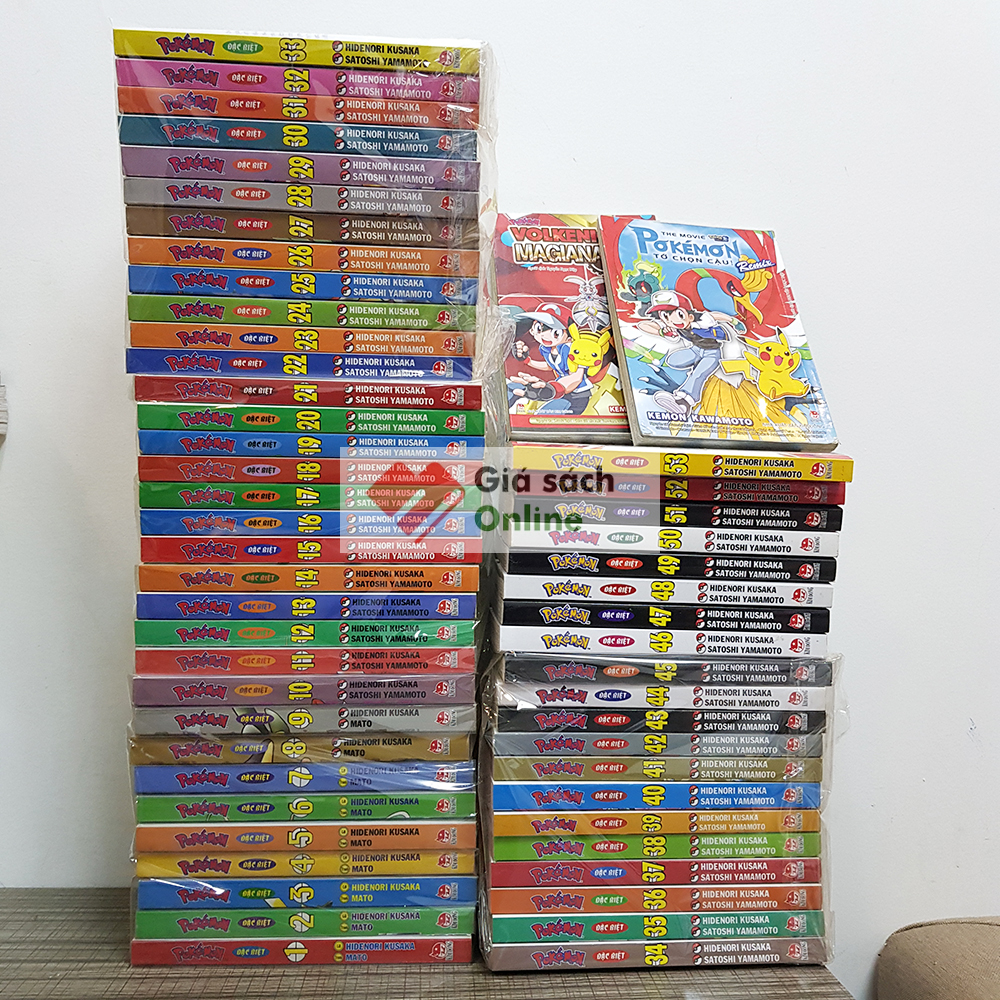 Trọn bộ 53 tập Pokemon Đặc Biệt +2 tập ngoại truyện - Giá Sách Online.com