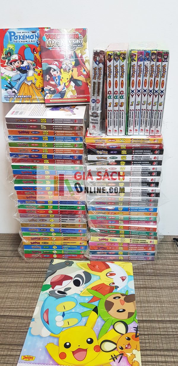 Trọn bộ Truyện tranh Pokemon Đặc Biệt 56 tập - Giá Sách Online.com